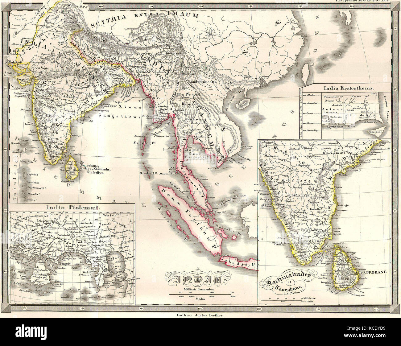 Ancient asia map hi-res stock photography and images - Alamy