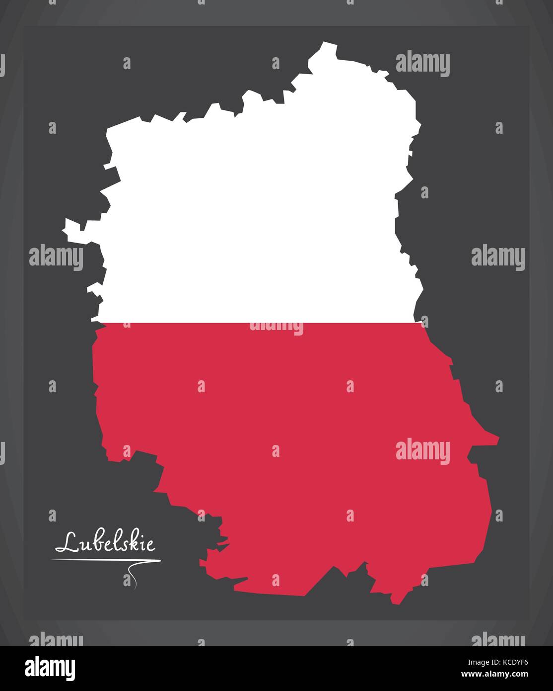 Lubelskie map Stock Vector Images - Alamy