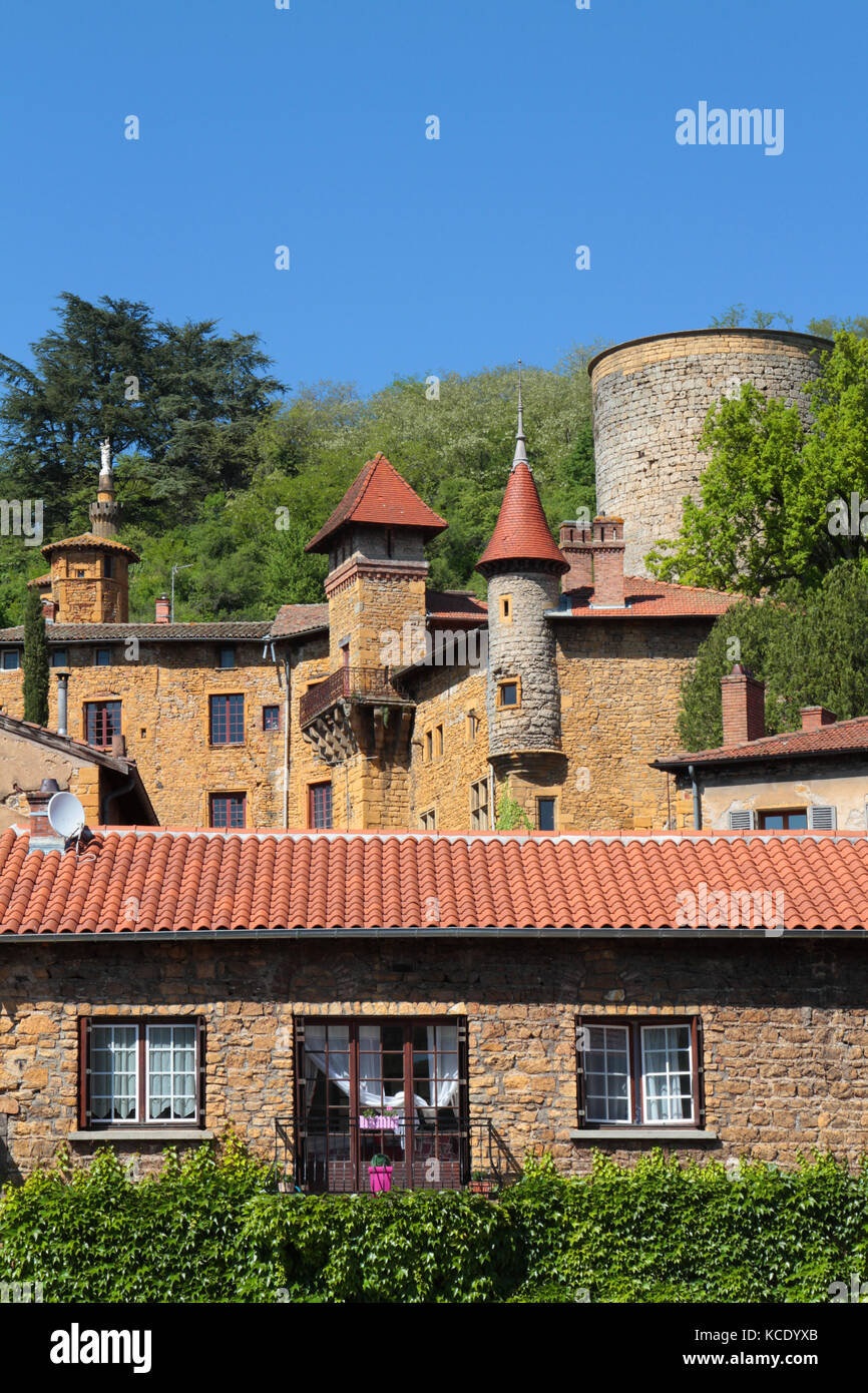 Castle of Chessy Stock Photo - Alamy