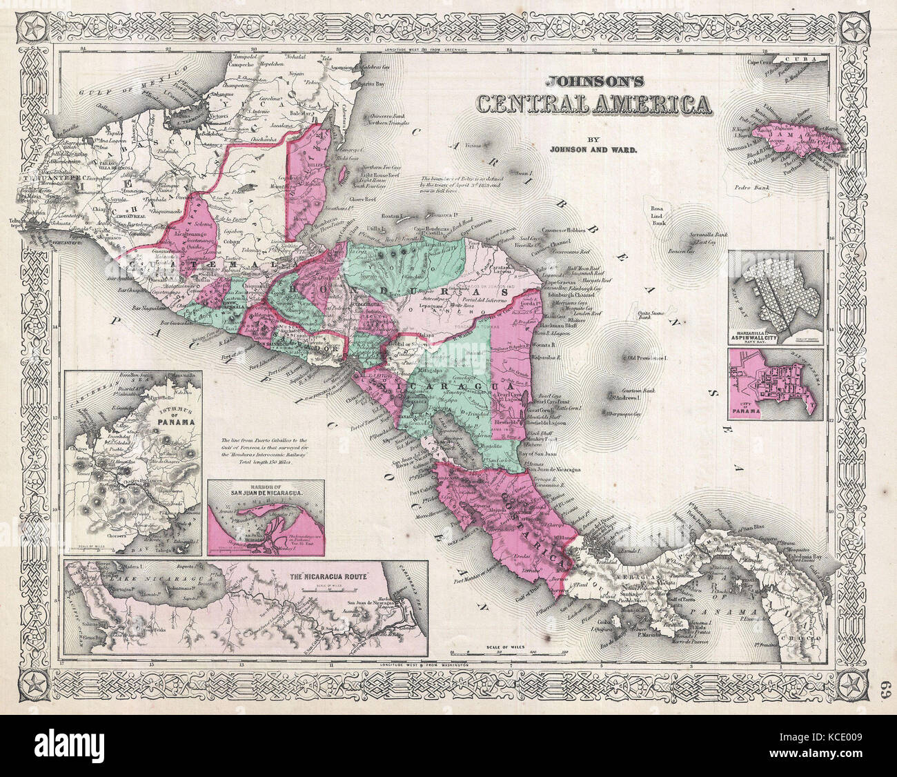 Vintage paper map central hi-res stock photography and images - Alamy