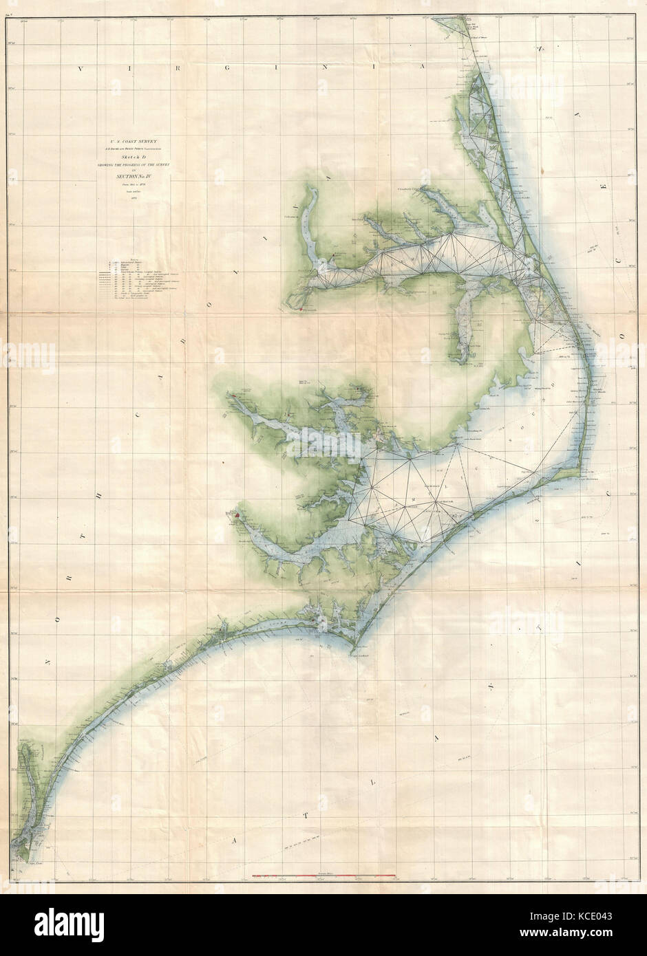 Carolina coast map hi-res stock photography and images - Alamy