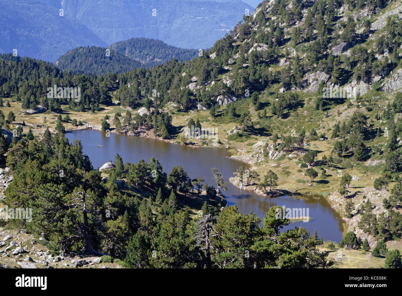 Lac Achard, in Chamrousse mountain range Stock Photo - Alamy
