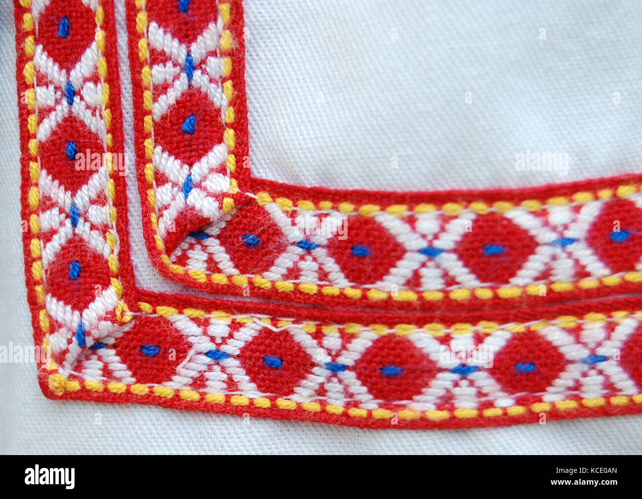 Picture of a Traditional macedonian costume, details Stock Photo - Alamy