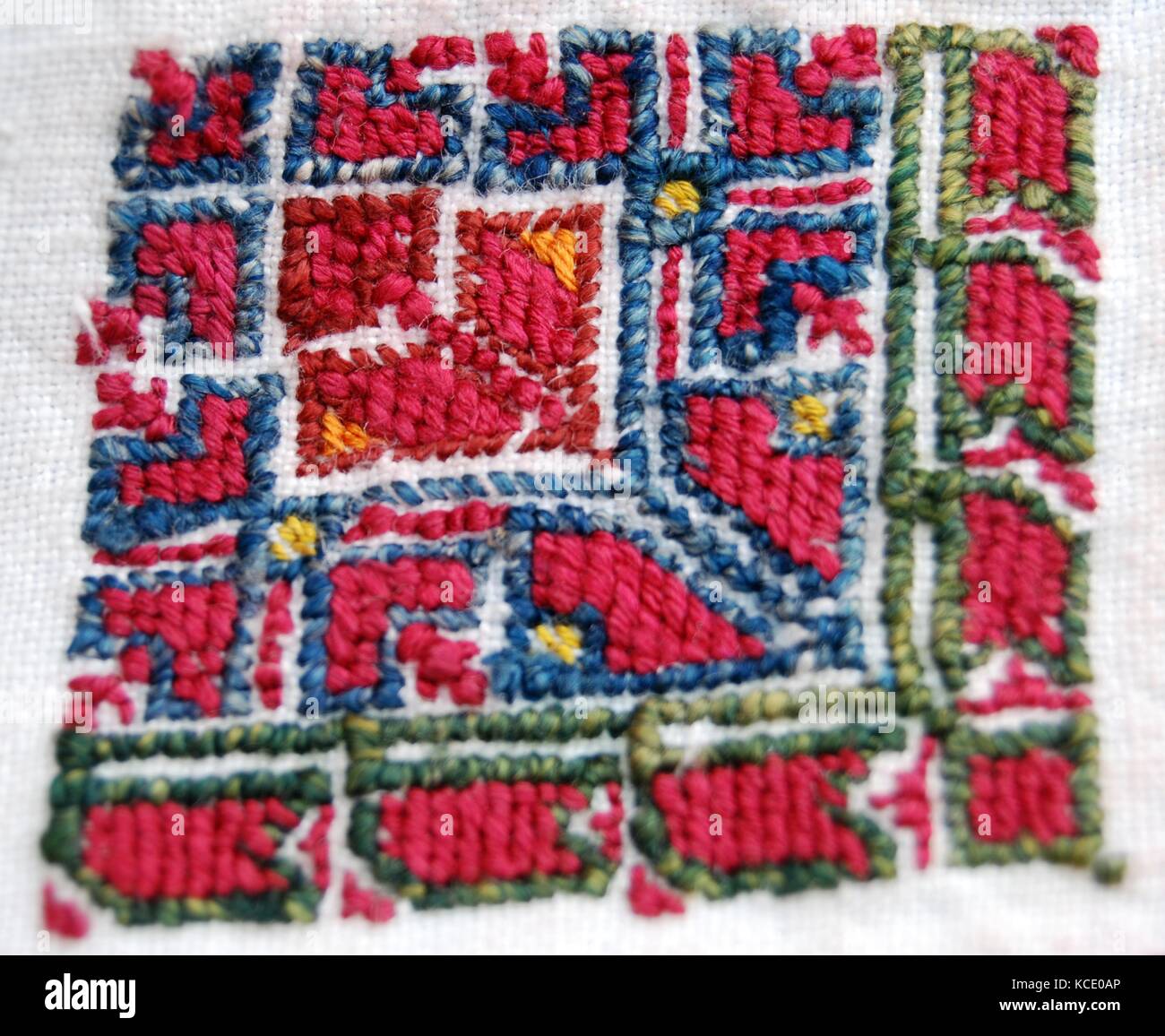 Picture of a Traditional macedonian costume, details Stock Photo - Alamy