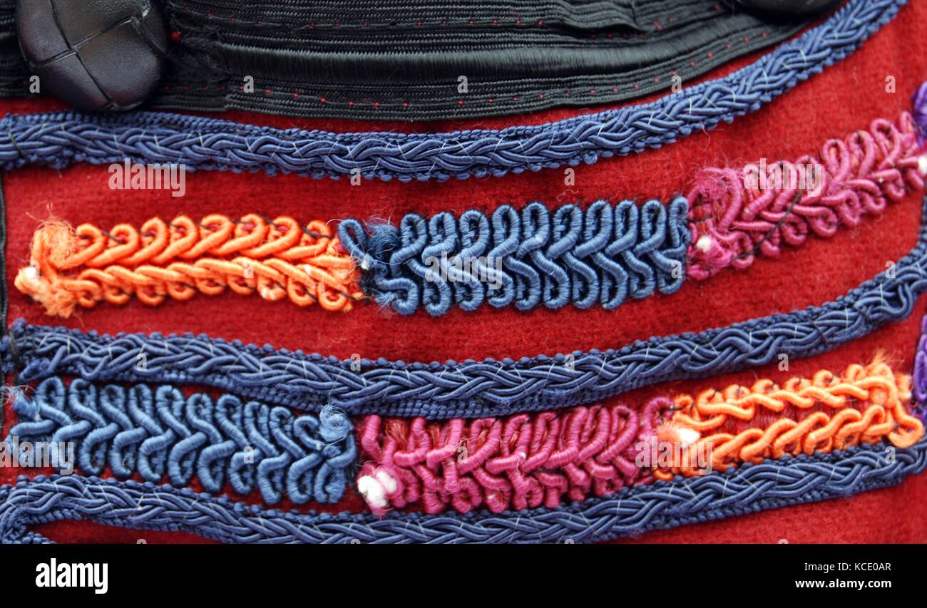 Picture of a Traditional macedonian costume, details Stock Photo - Alamy