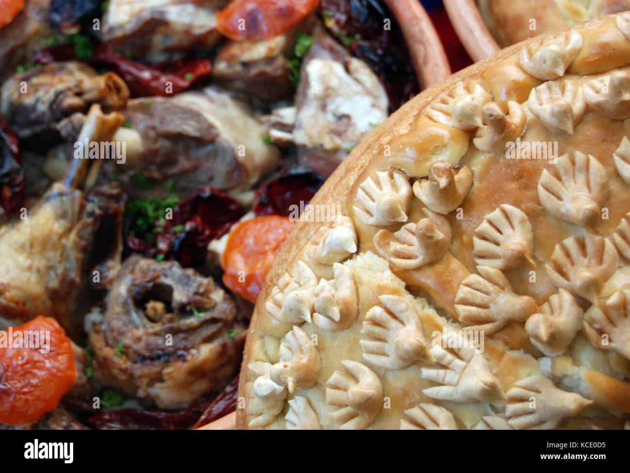 Traditional macedonian and balkans food,picture of a Stock Photo - Alamy