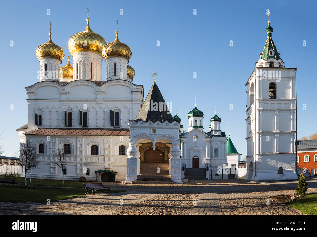 Architectural ensemble of the Ipatiev Monastery, Kostroma, Russia Stock ...