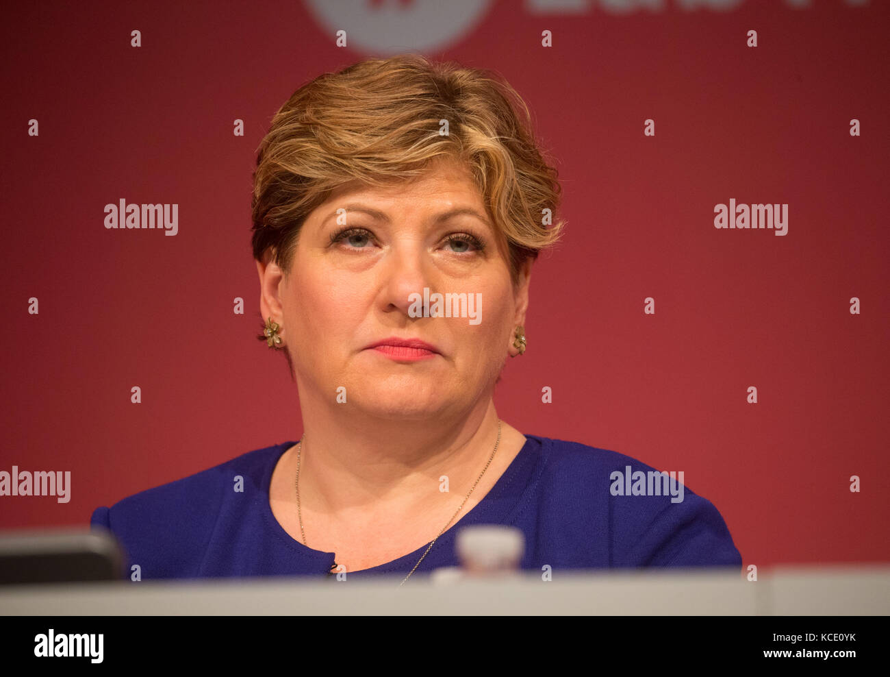 Shadow Foreign secretary, Emily Thornberry, gives her speech at the ...