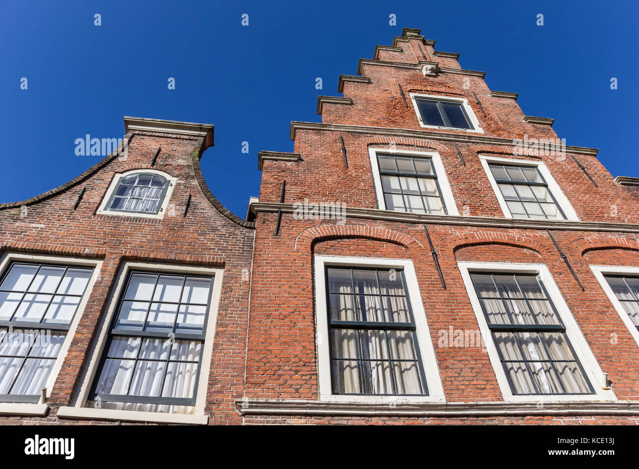 Historic gables in the old center of Haarlem, Netherlands Stock Photo ...