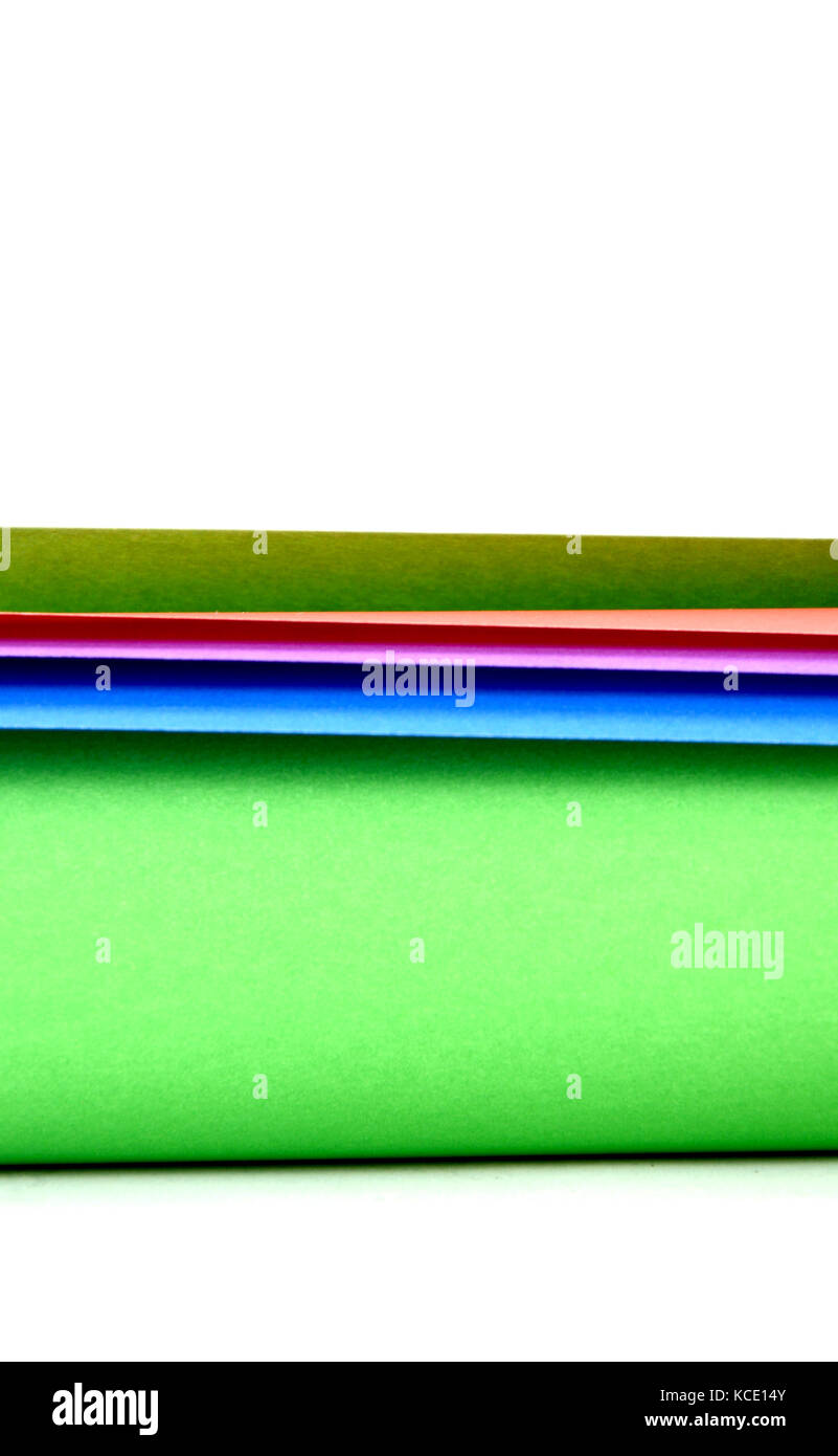 picture of a various color paper Stock Photo - Alamy