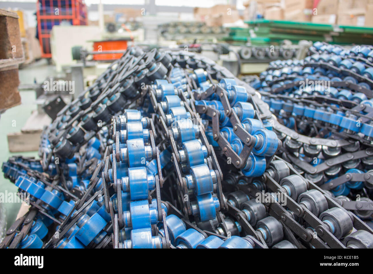 Very long conveyor belt factory hi-res stock photography and images - Alamy