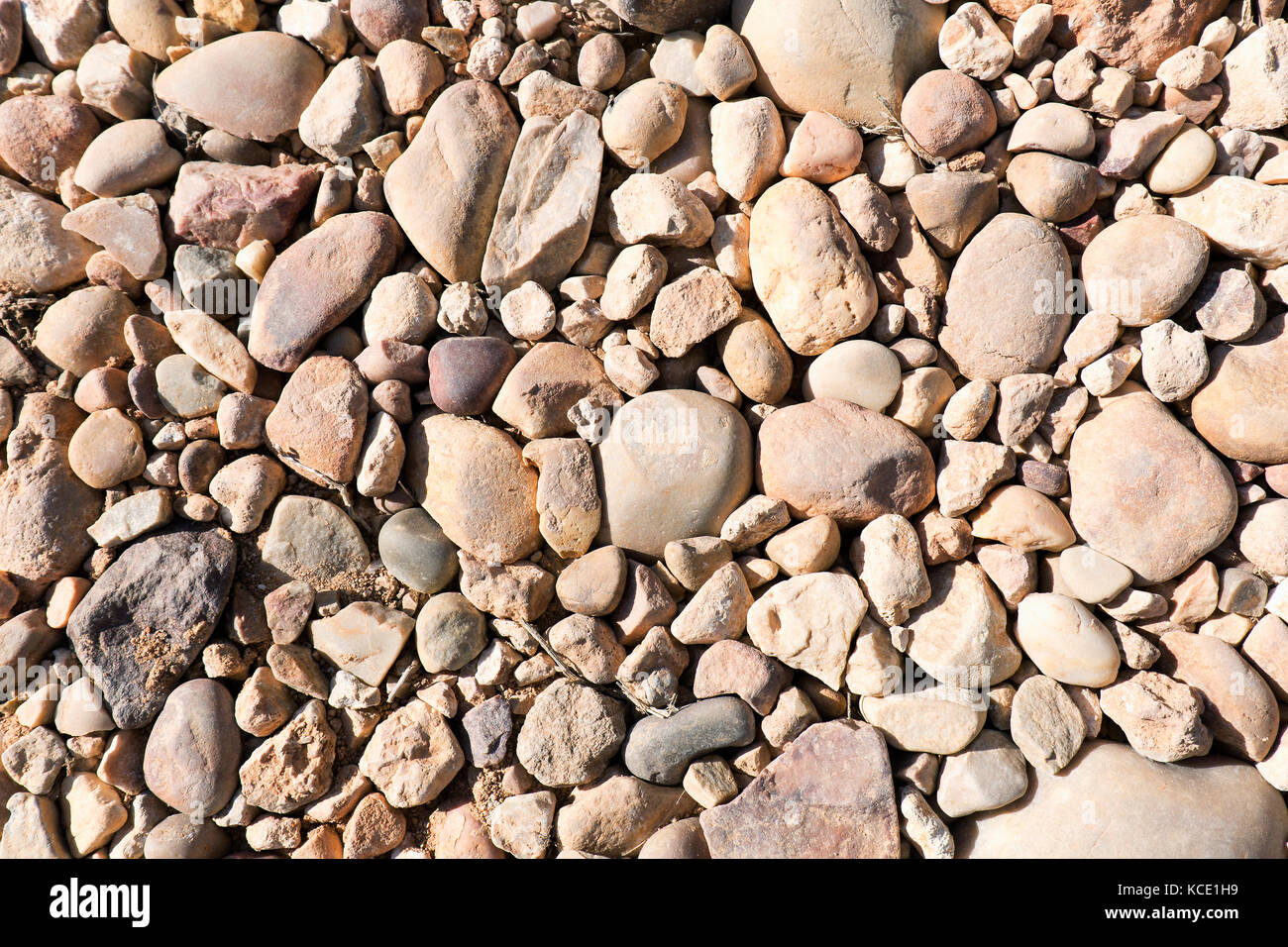 Background and texture of smooth and small stones Stock Photo - Alamy