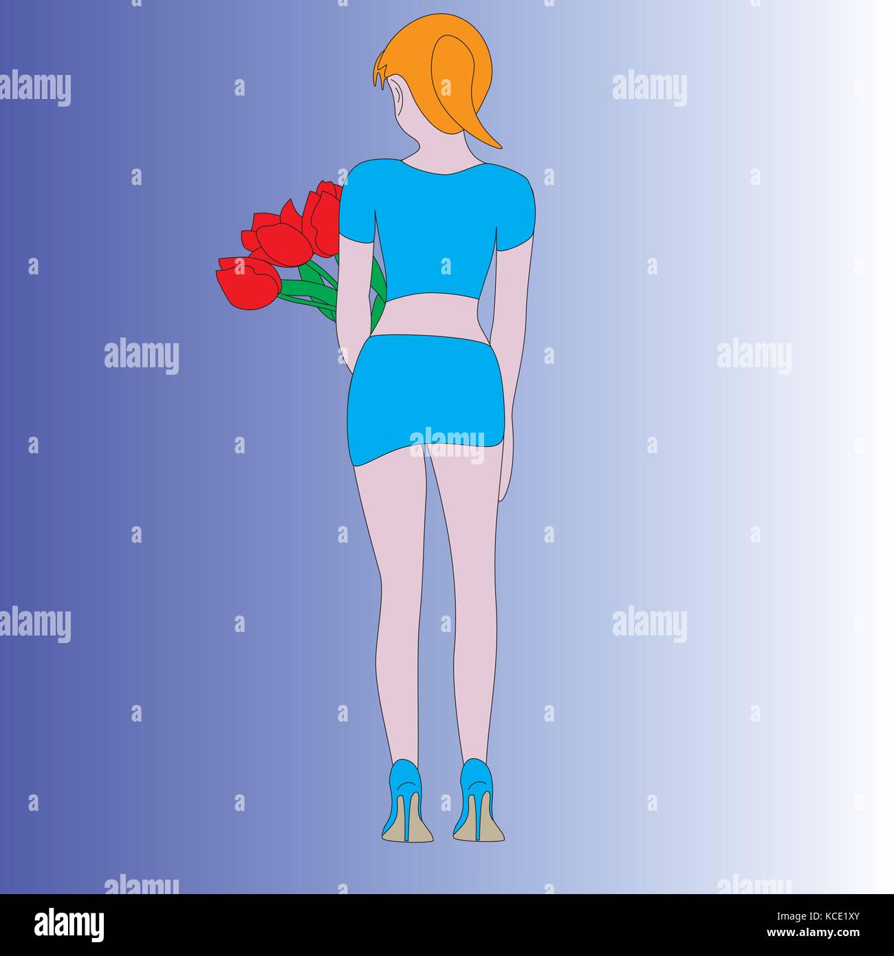 Back legs turned Stock Vector Images - Alamy