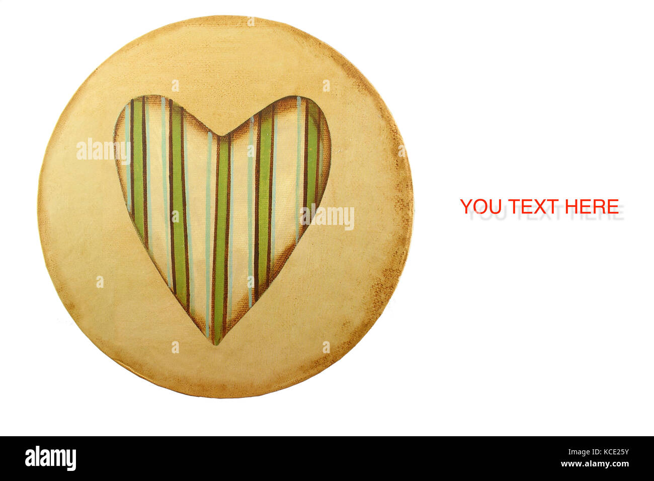 Heart drawn on grunge Cut Out Stock Images & Pictures - Alamy