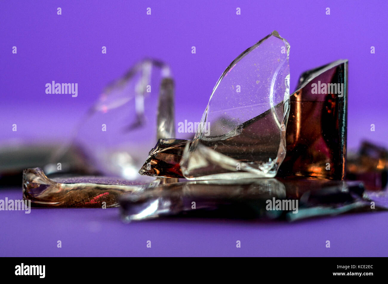 Picture of a Broken perfume bottle Stock Photo - Alamy