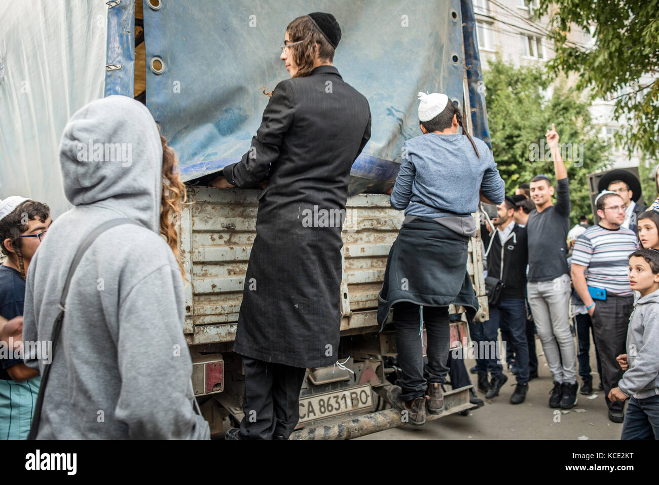 Jewish New Year in Uman, Ukraine. Every year, thousands of Orthodox ...
