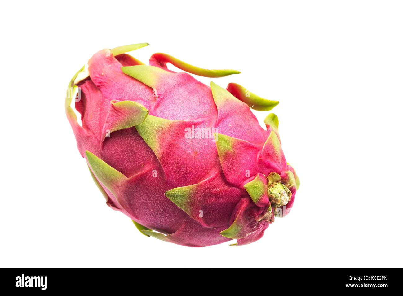 Close-up of dragon fruit isolated on white Stock Photo - Alamy