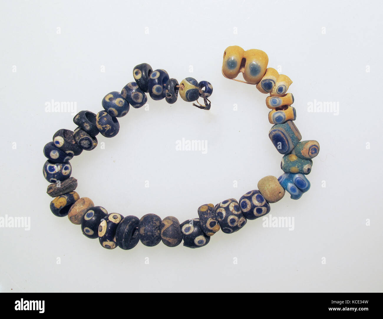 Glass eye beads, Archaic or Classical, 6th–4th century B.C., Greek ...