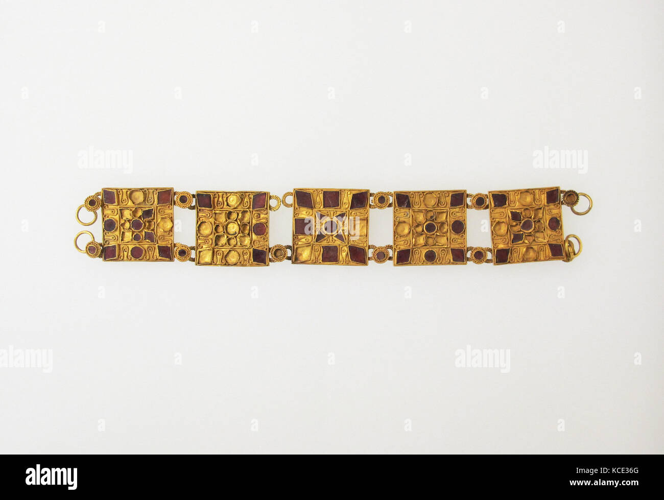 Bracelet with glass inlay, Late Imperial or Late Antique, 3rd–4th ...