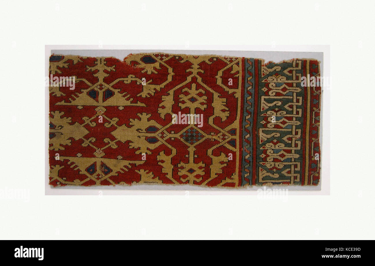 Lotto' Carpet Fragment, probably late 15th–early 16th century Stock ...