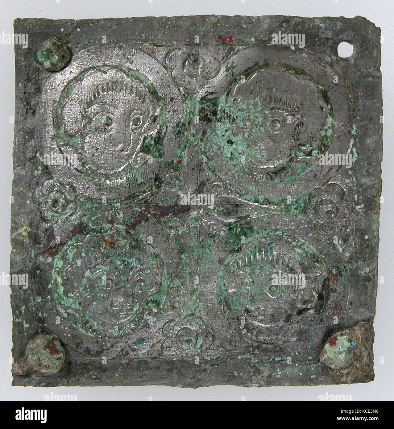 Tinned-Copper Plaque with a Personification, 350–400 Stock Photo - Alamy