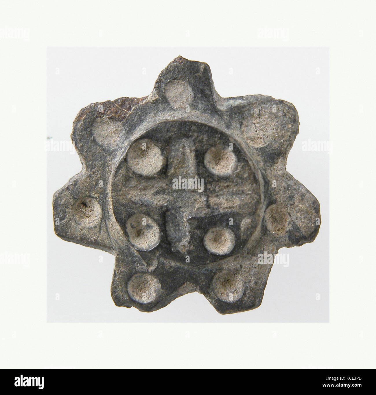 Brooch, 8th–9th century, Merovingian, Copper alloy, champlevé enamel ...