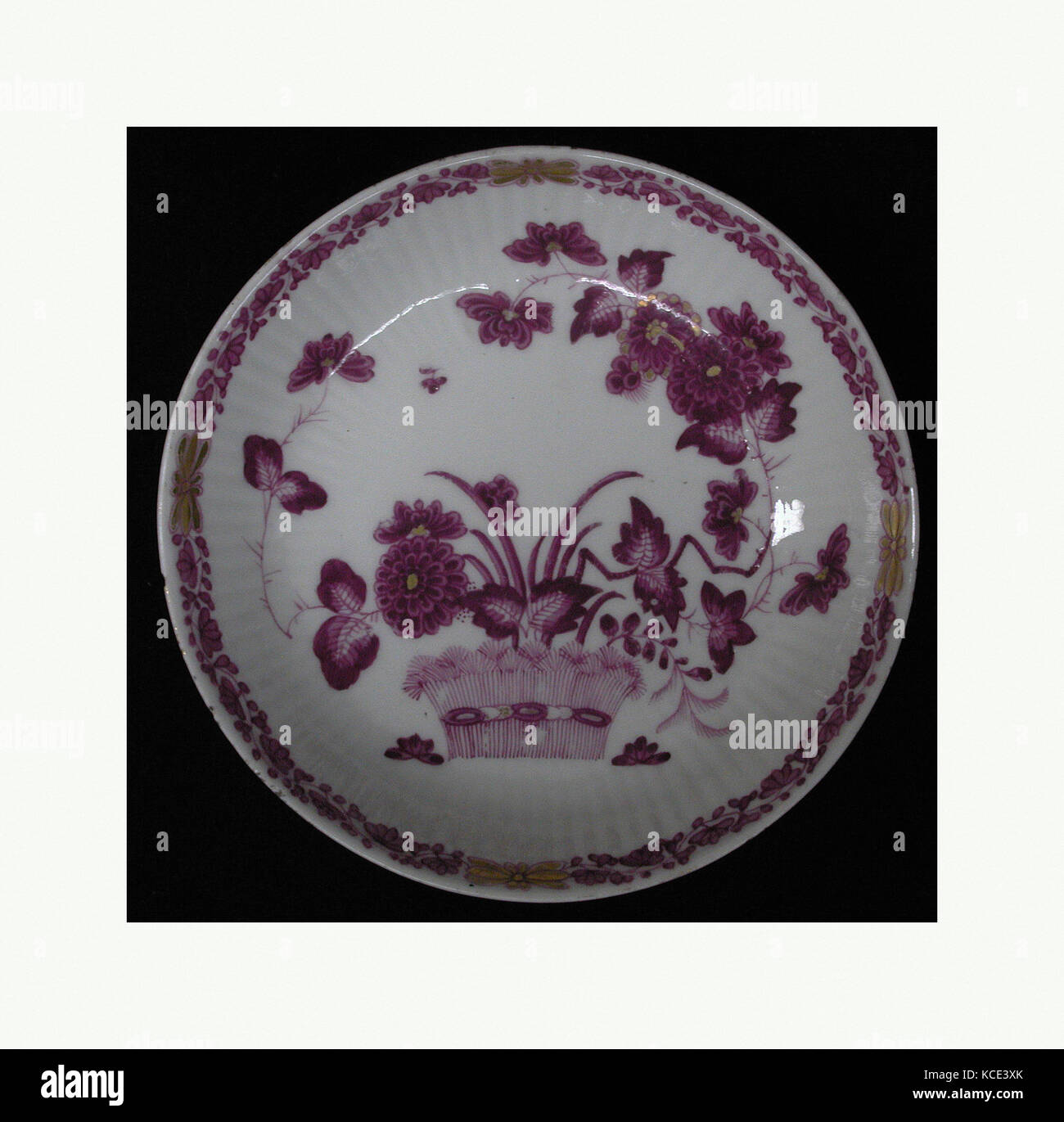 Saucer, ca. 1770, German, Berlin, Hard-paste porcelain, Diameter: 5 1/2 ...
