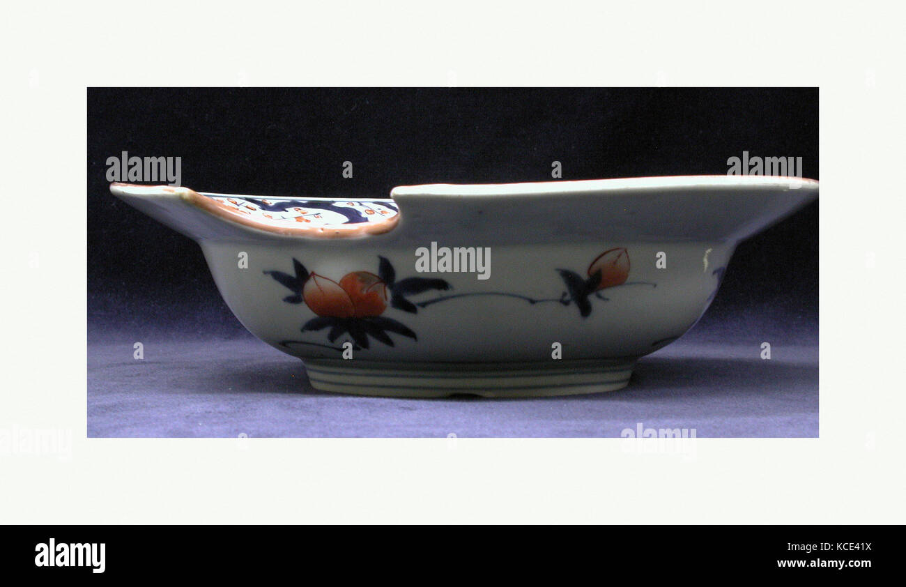 Barber's basin, 1740–70, Japanese, for European market, Hard-paste ...