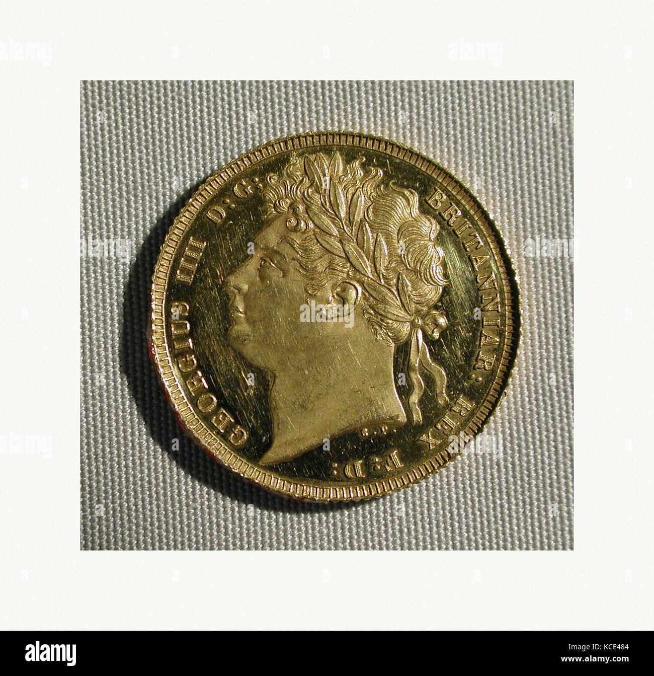 Proof sovereign of George IV (coronation year), 1821 Stock Photo - Alamy