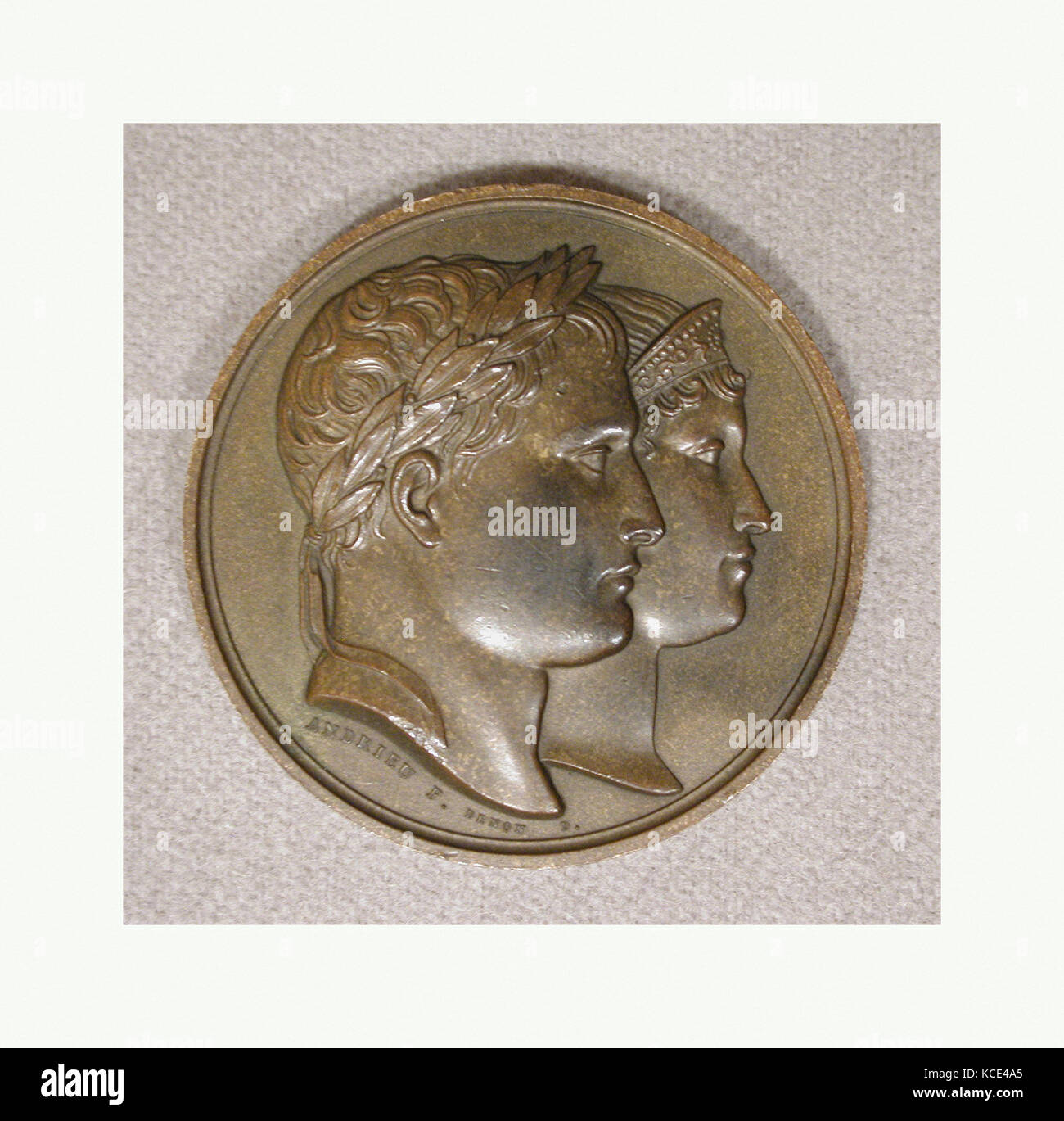 Marriage of Napoleon and Marie-Louise, April 1, 1810, cast mid-19th ...