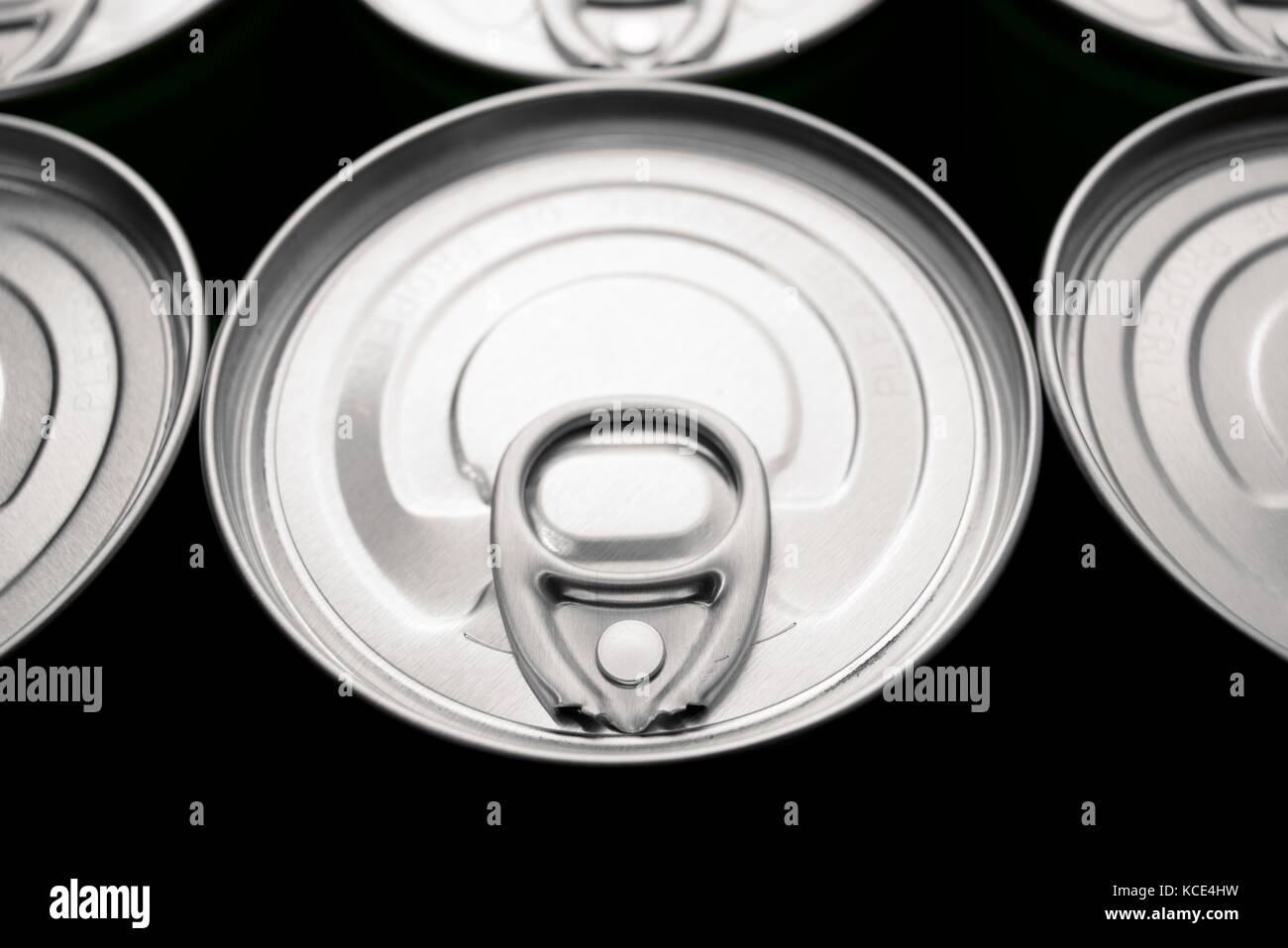 Closeup of a group of aluminium cans Stock Photo - Alamy