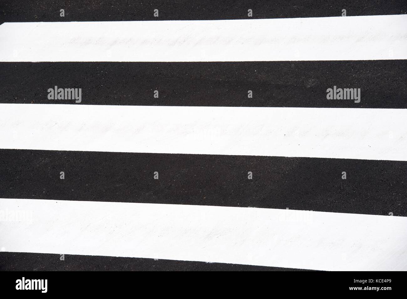 Zebra crossing without anyone crossing it Stock Photo - Alamy