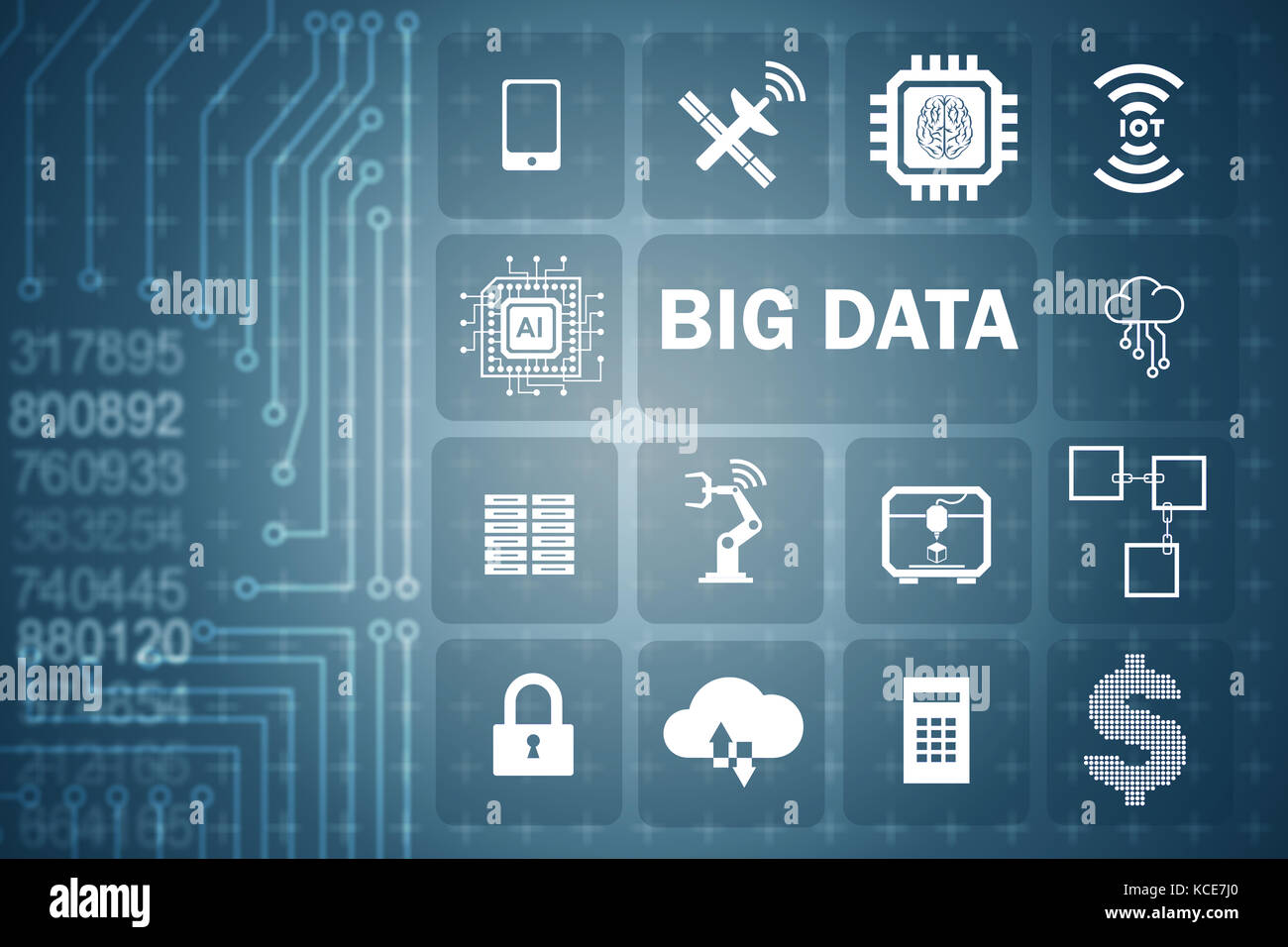 Big data computing concept of modern IT technology Stock Photo - Alamy