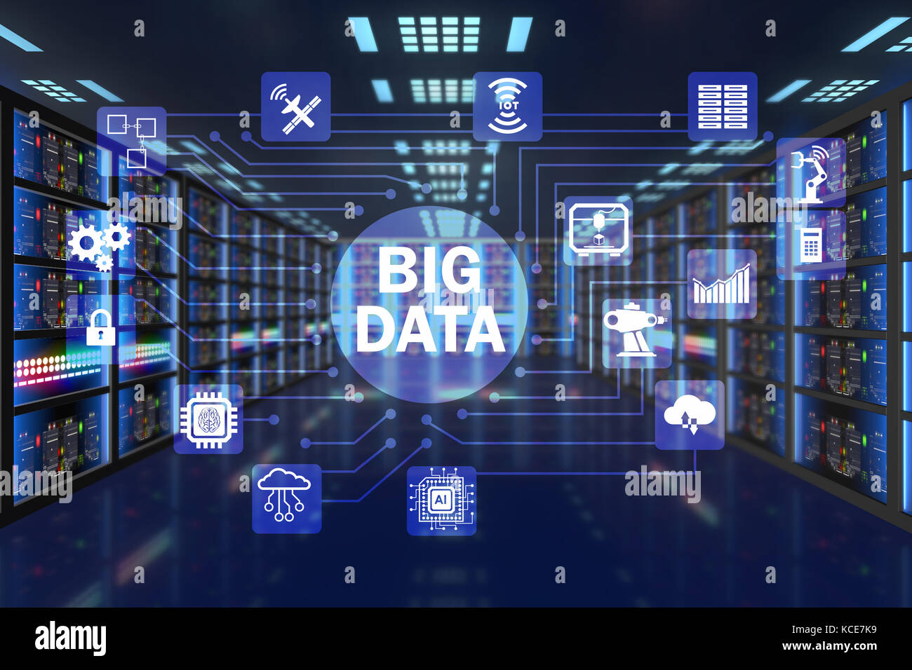 Big data computing concept of modern IT technology Stock Photo - Alamy