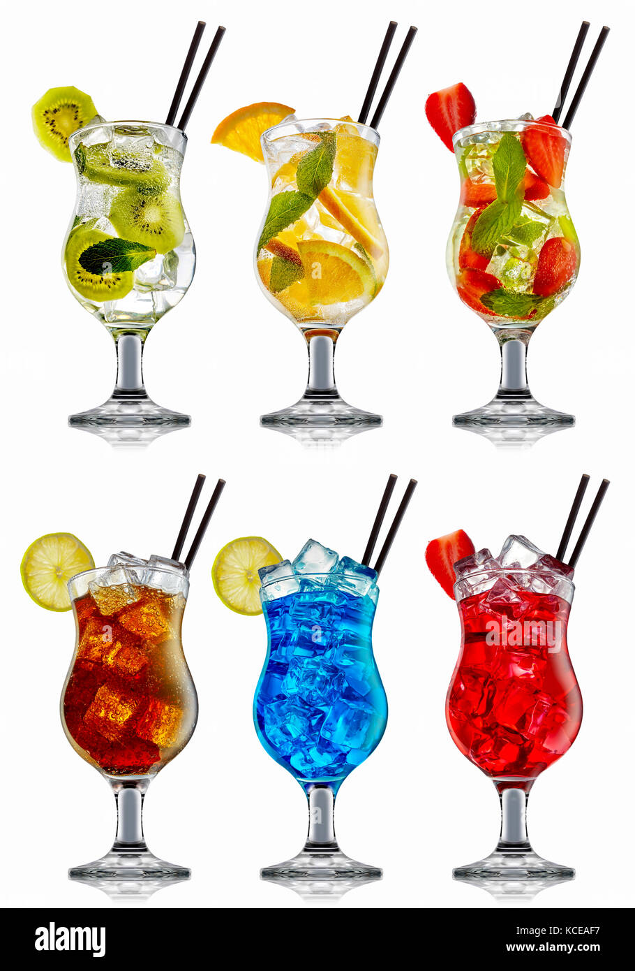 alcohol cocktail set Stock Photo - Alamy