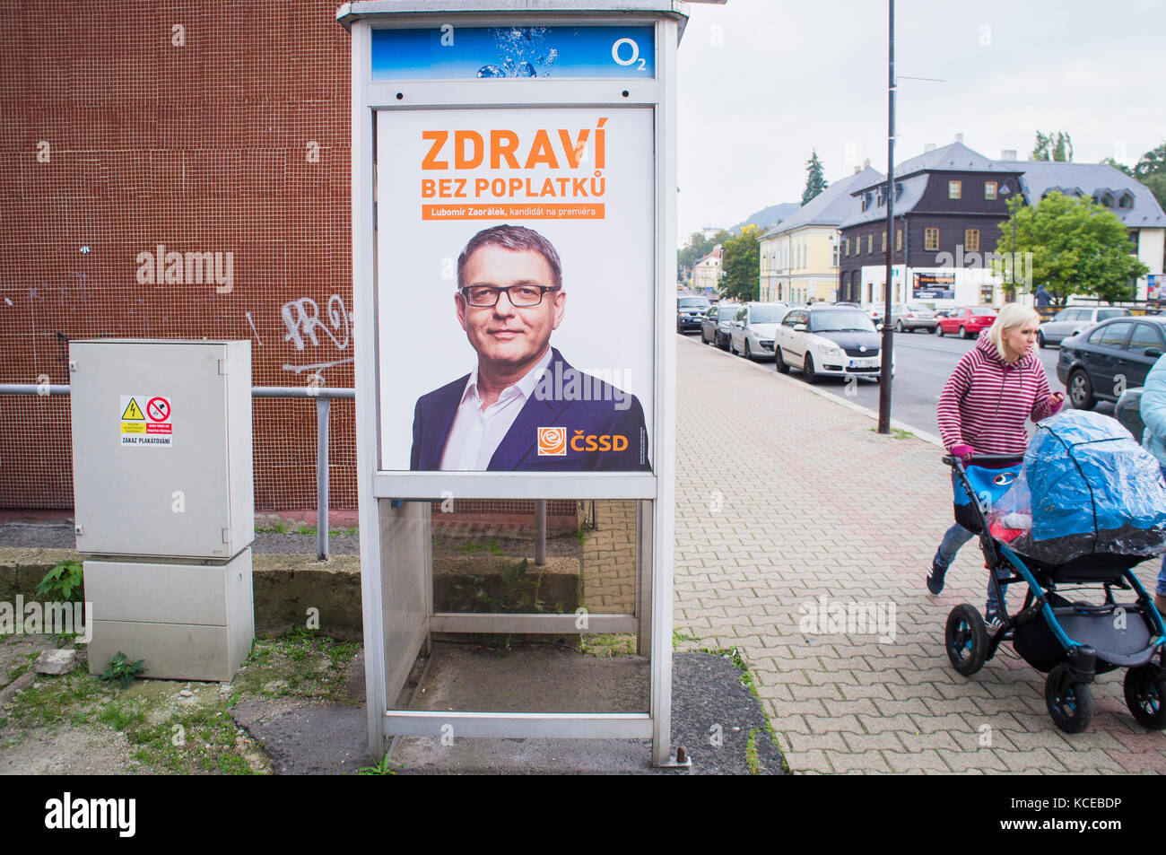 Poster, Czech Social Democratic Party, slogan HEALTH WITHOUT FEE ...