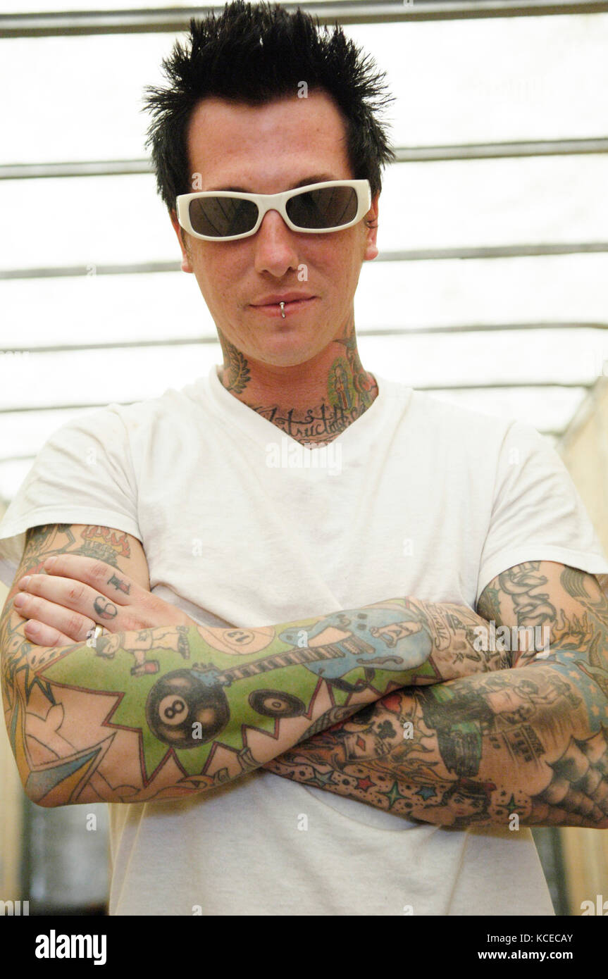 Tony Lovato of A Permanent Holiday and Mest portrait at the 2007 Vans ...