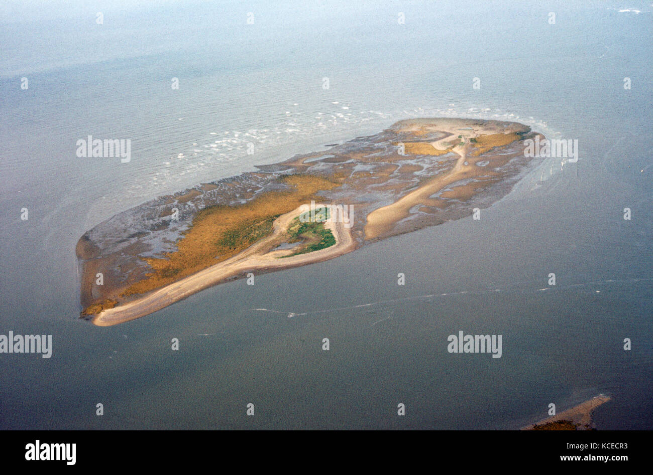 Stert Island, near Burnham on Sea, Somerset. It was attached to the ...