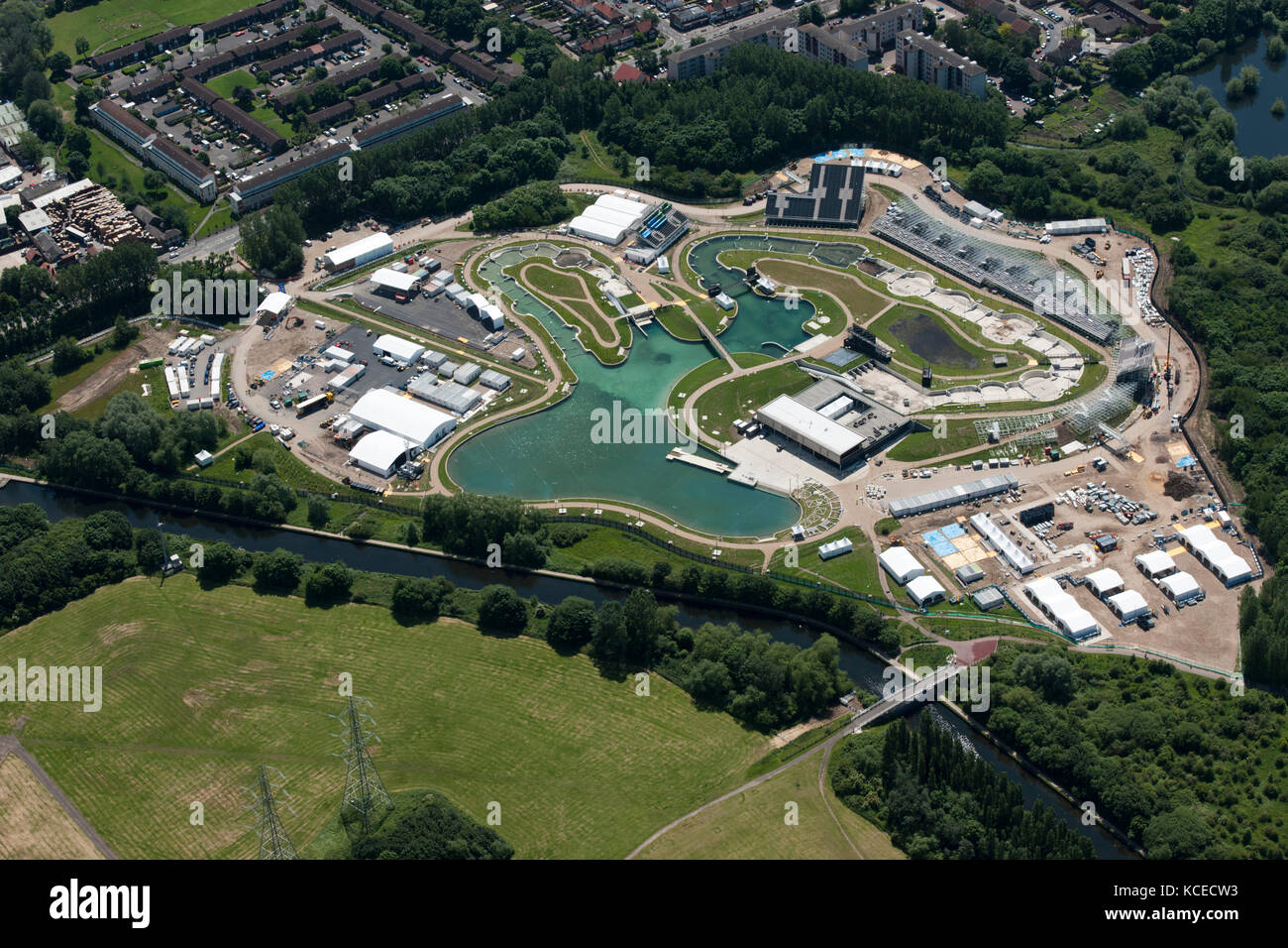 Lee Valley White Water Centre, Hertfordshire. Constructed to host the ...
