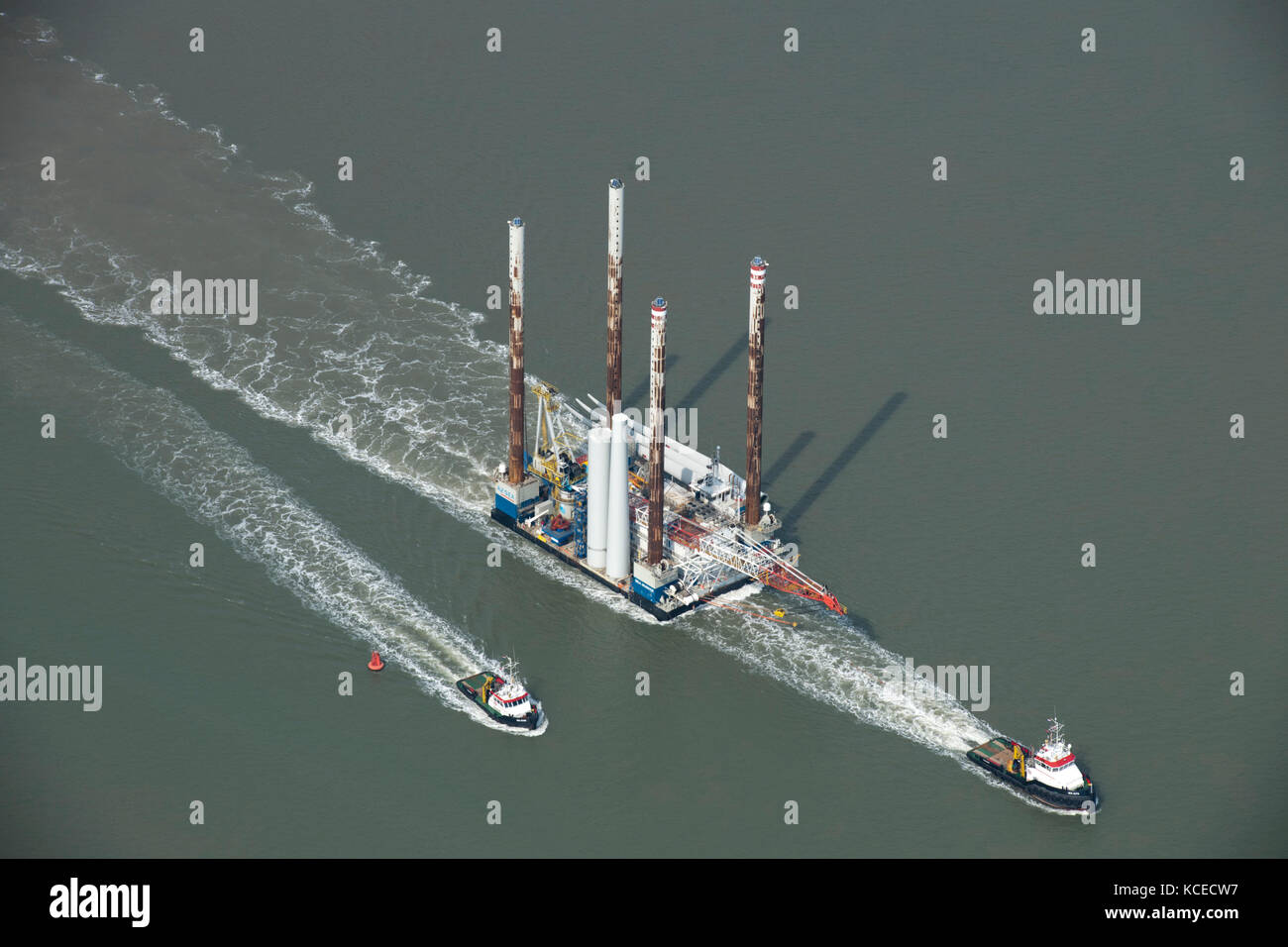 Wind farm construction vessel hi-res stock photography and images - Alamy