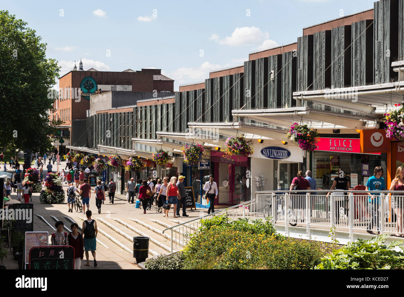 Hertford Street, Coventry, West Midlands. General view from the north ...