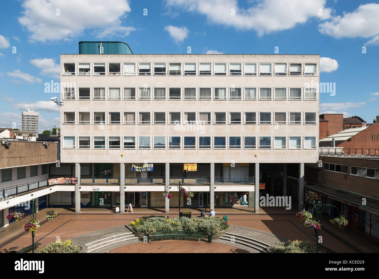 Shelton Square, Coventry, West Midlands. General view from the west ...