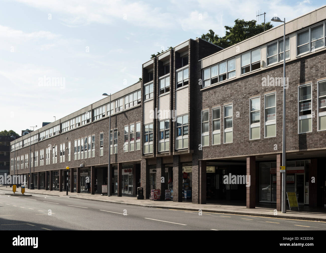 New Union Street, Coventry, West Midlands. General view from the north ...