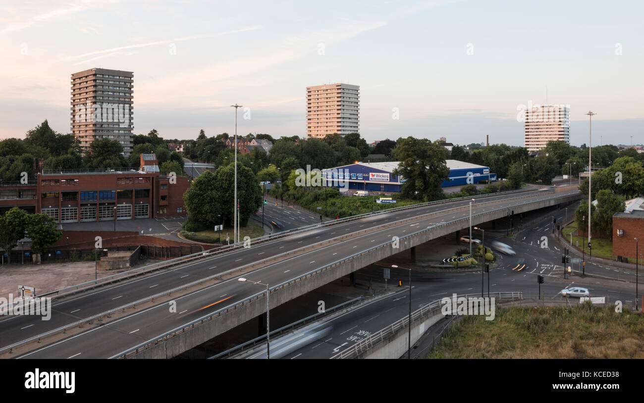 General view of the ring road (A4053) from the Belgrade Plaza Multi ...