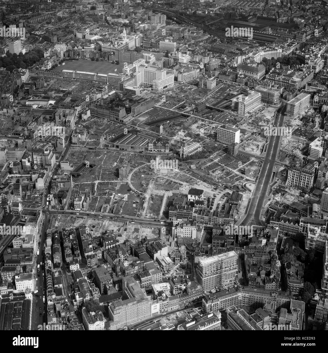 St Giles Cripplegate, London. Photographed in August 1959, the church ...