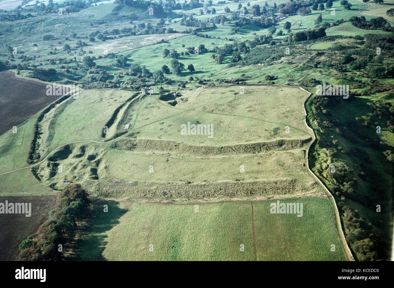 Kemerton Camp, Bredon Hill, Worcestershire. Photographed in October ...