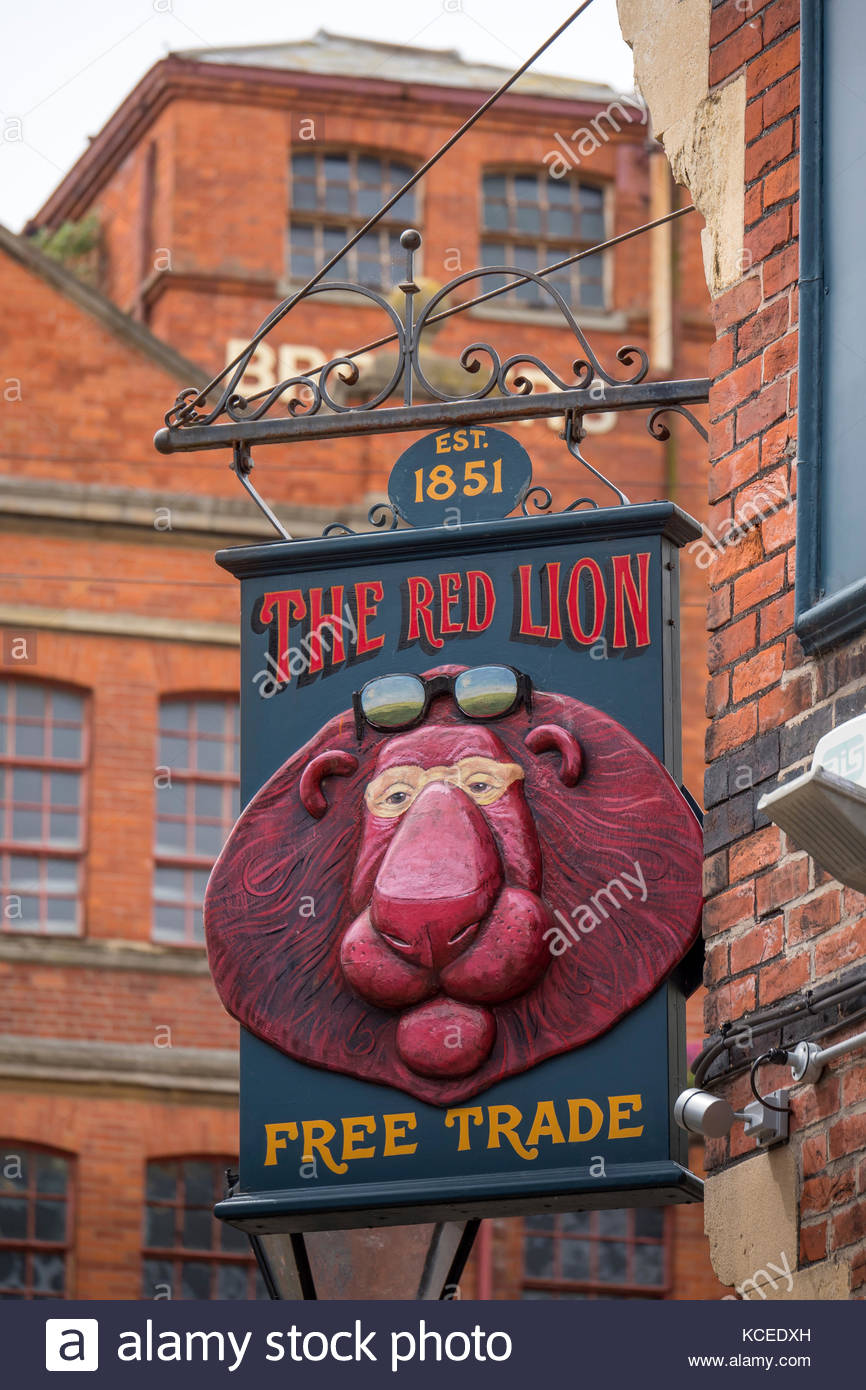 Red Sign Hanging High Resolution Stock Photography and Images - Alamy