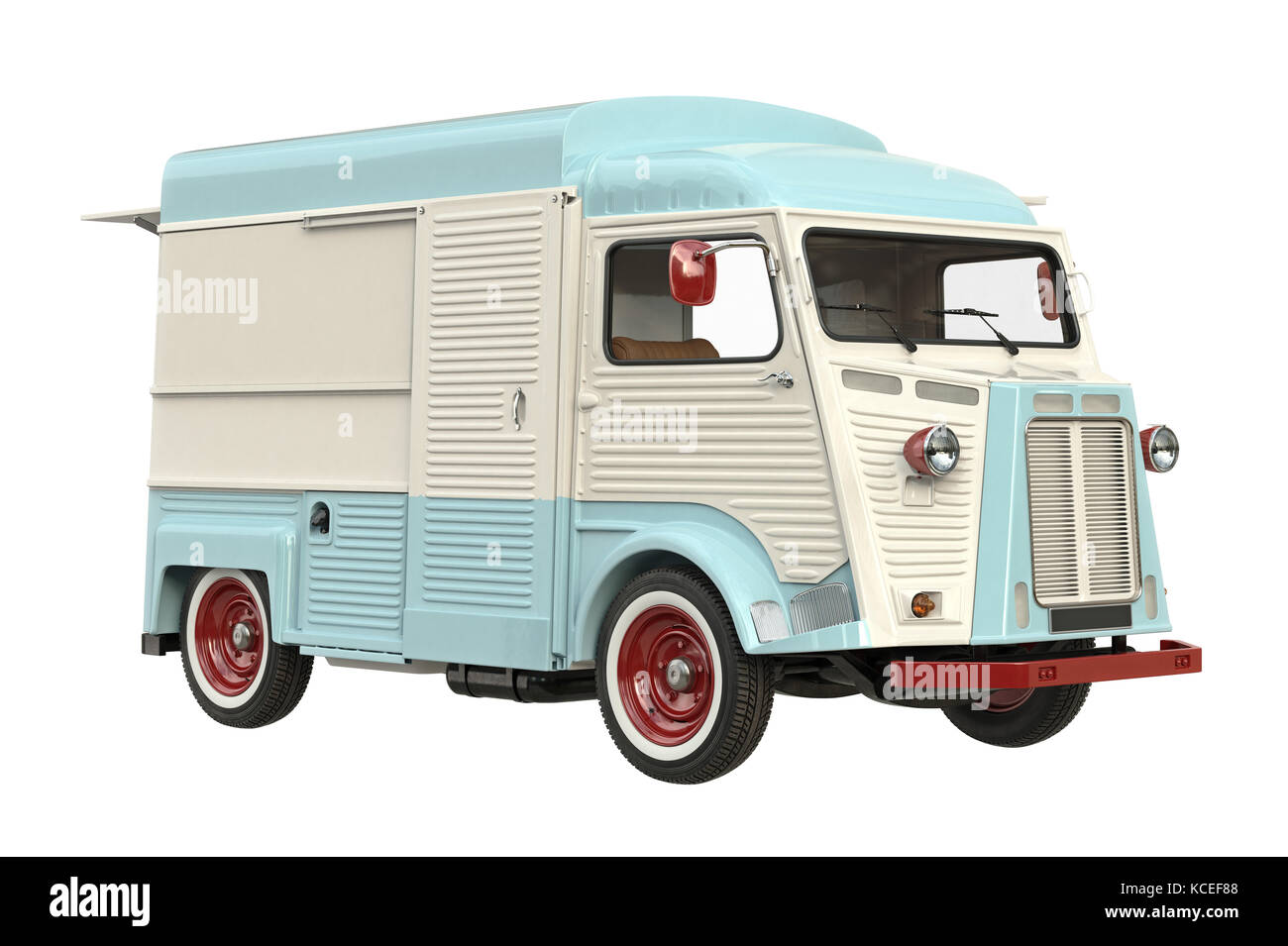 Food truck mobile cafe Stock Photo - Alamy