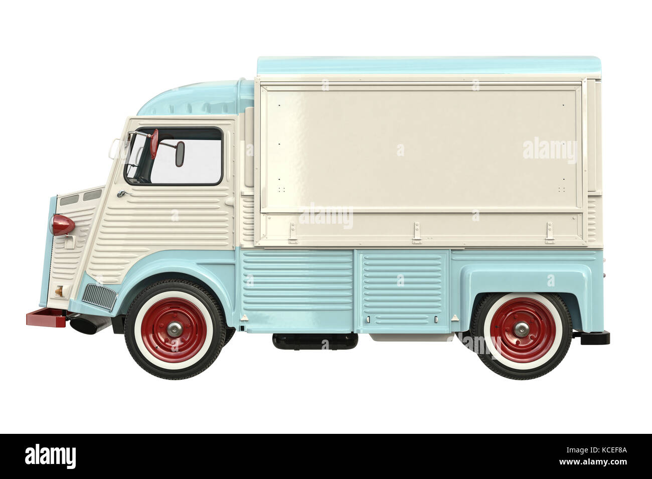 Food car, side view Stock Photo - Alamy