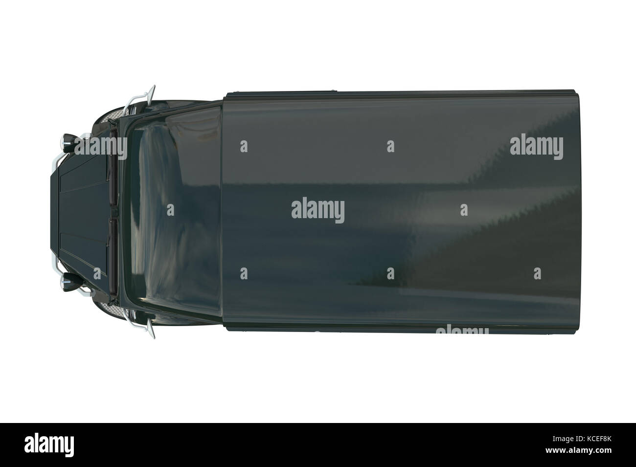 Food truck, top view Stock Photo - Alamy